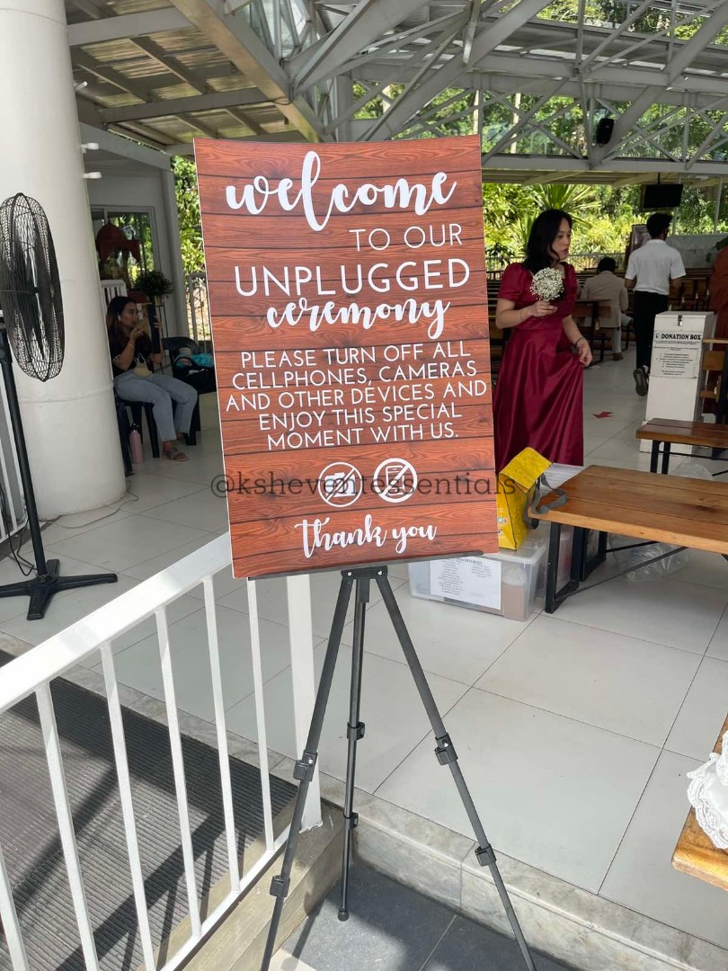 Unplugged signage, Hobbies & Toys, Stationary & Craft, Handmade Craft ...