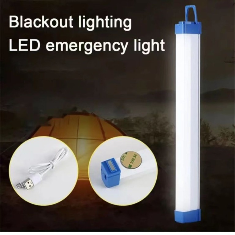 USB Long strip emergency light 30W, Furniture & Home Living, Lighting ...