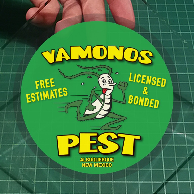 VAMONOS PEST Static Cling Car Decal from the hit TV series Breaking Bad ...
