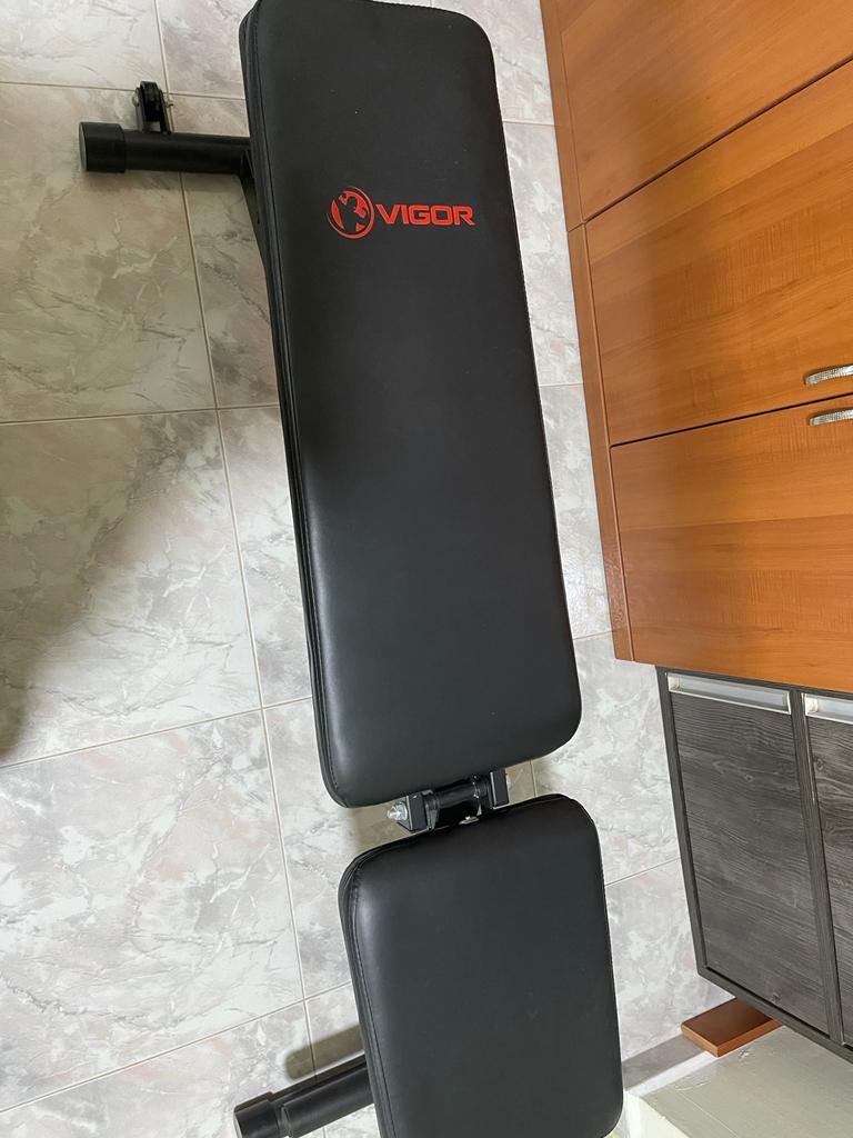 VIGOR Folding adjustable BENCH, Sports Equipment, Exercise & Fitness ...