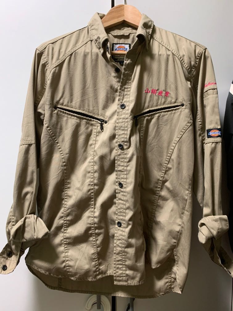 VINTAGE DICKIES CONSTRUCTION WORK SHIRT, Men's Fashion, Tops & Sets ...