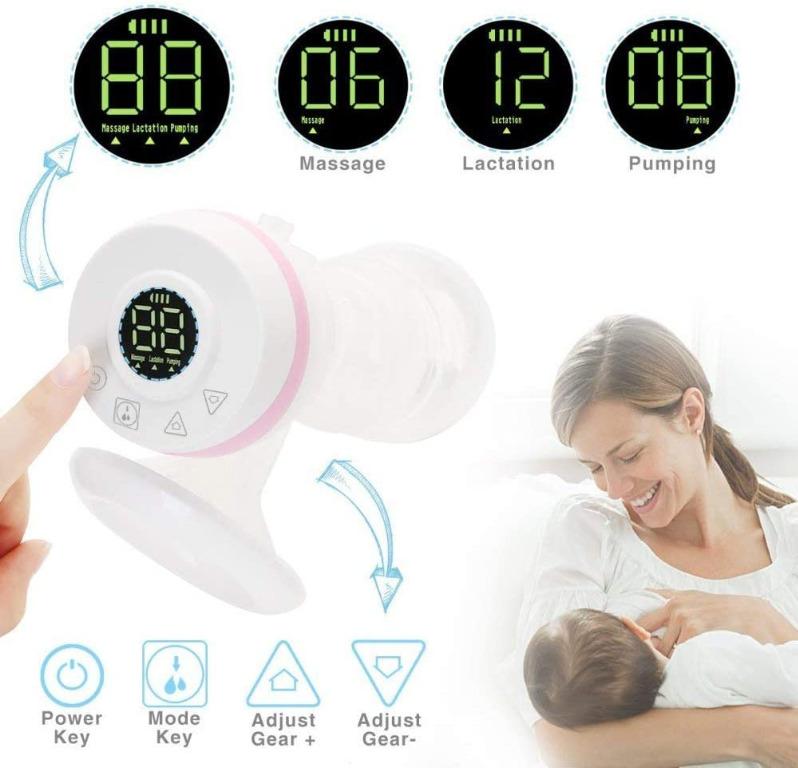 Warehouse Sale!!! Intelligent One-Piece Electric Breast Pump Quiet USB ...