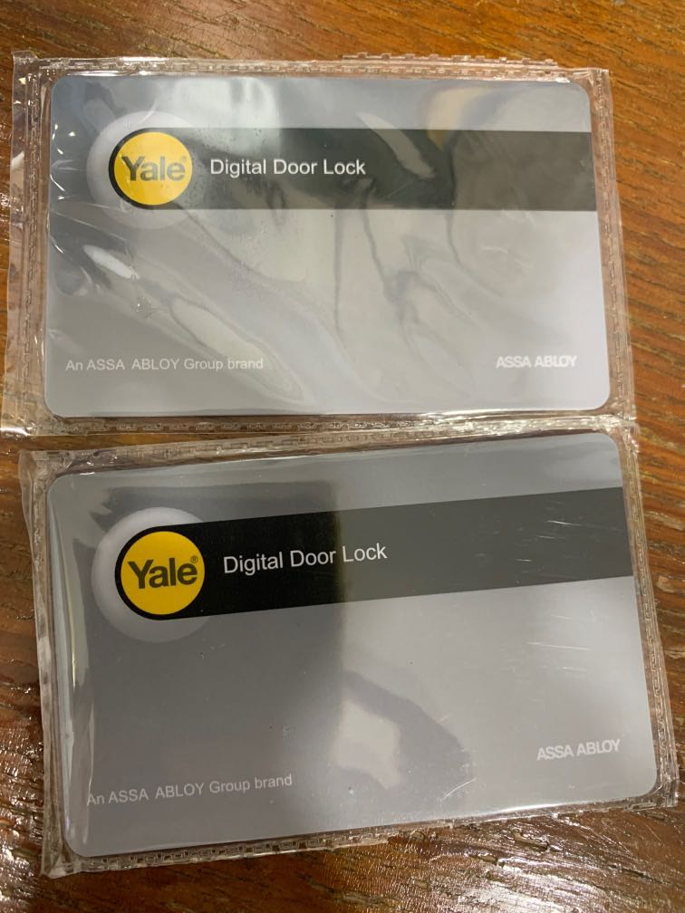 Yale Rfid Key card x2, Furniture & Home Living, Security & Locks, Locks ...