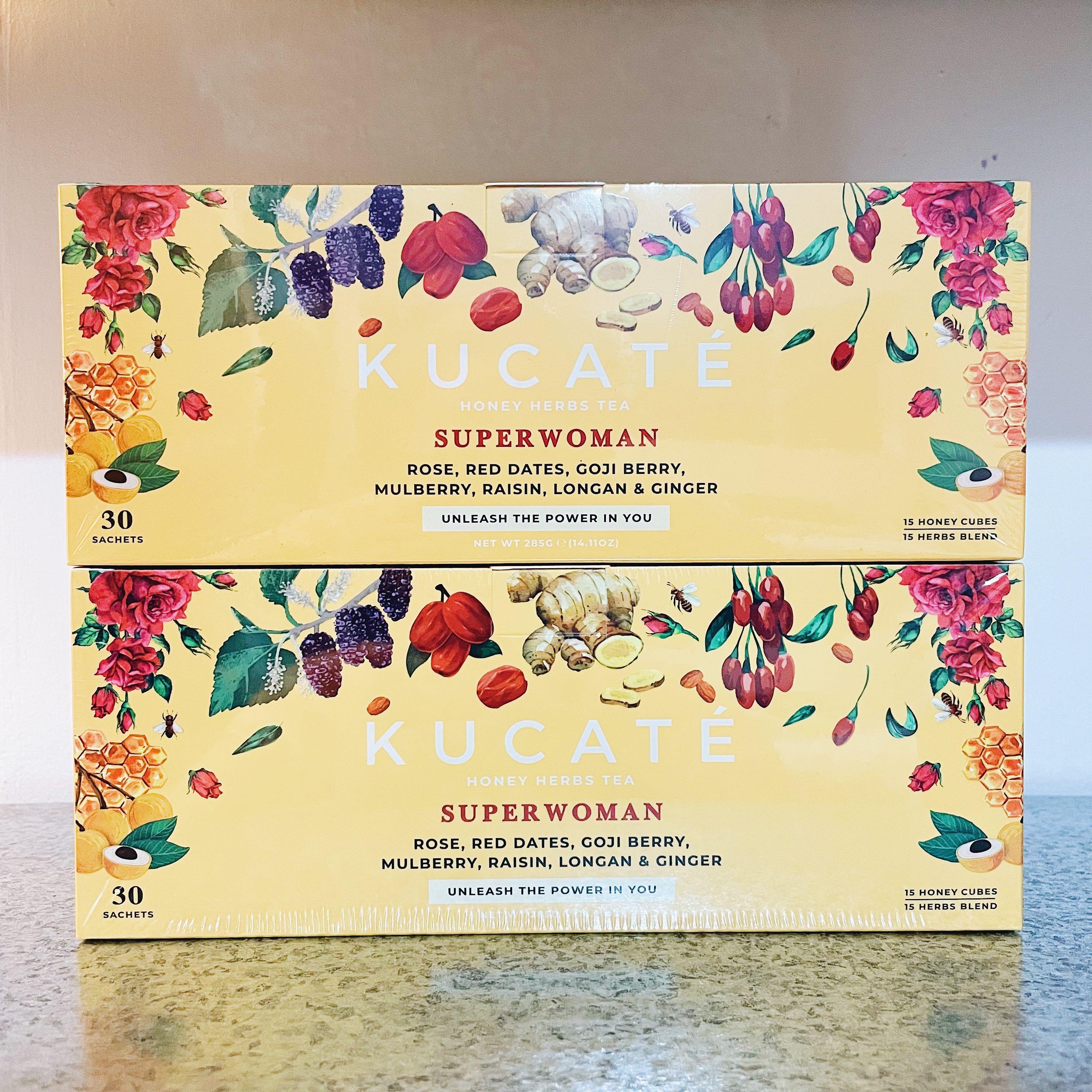 2 Box Kucate Superwoman Tea (Sealed), Food & Drinks, Beverages on Carousell