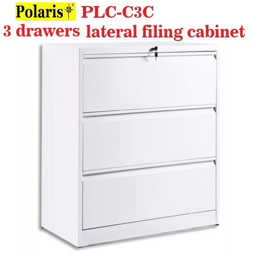 3 DRAWERS LATERAL FILING CABINET (PLC C3C - HORIZONTAL), Furniture ...