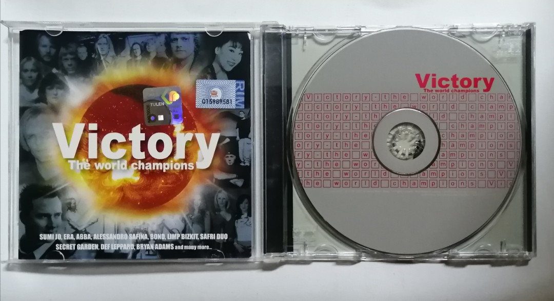 (3m) Victory The World Champions CD Sumi Jo/Era, Abba, Bond, Limp ...