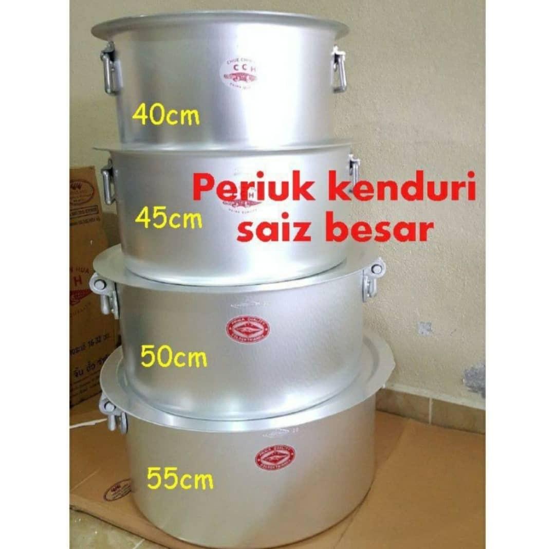 50CM PERIUK KENDURI CAP BUAYA CCH THAILAND PERIUK ALUMINIUM ADA 2 TANGKAI, Furniture & Home ...
