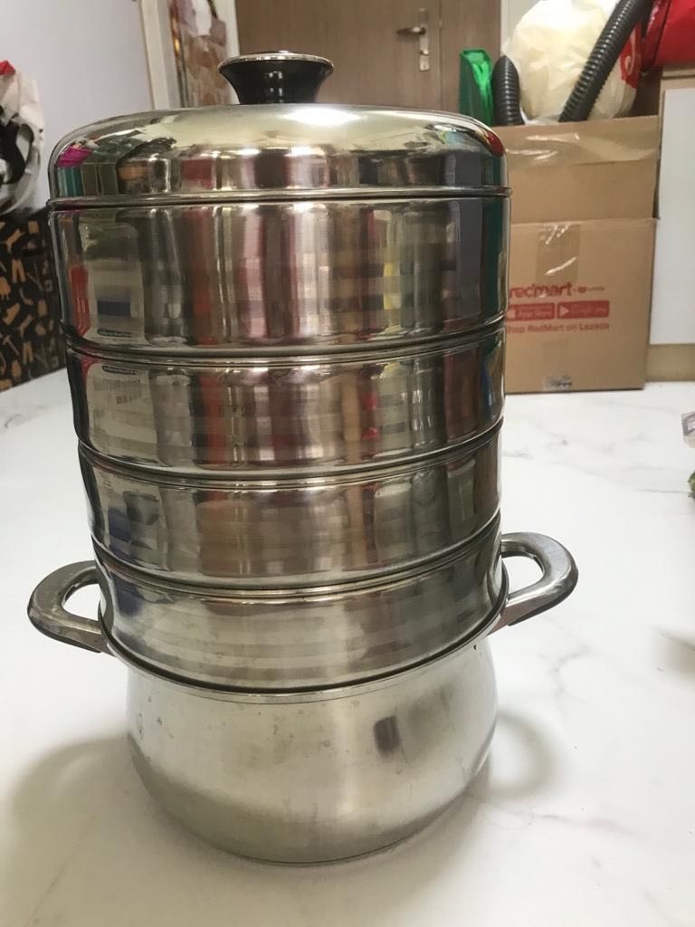 5 layer Stainless Steel Steamer (Made in Japan), Furniture & Home ...
