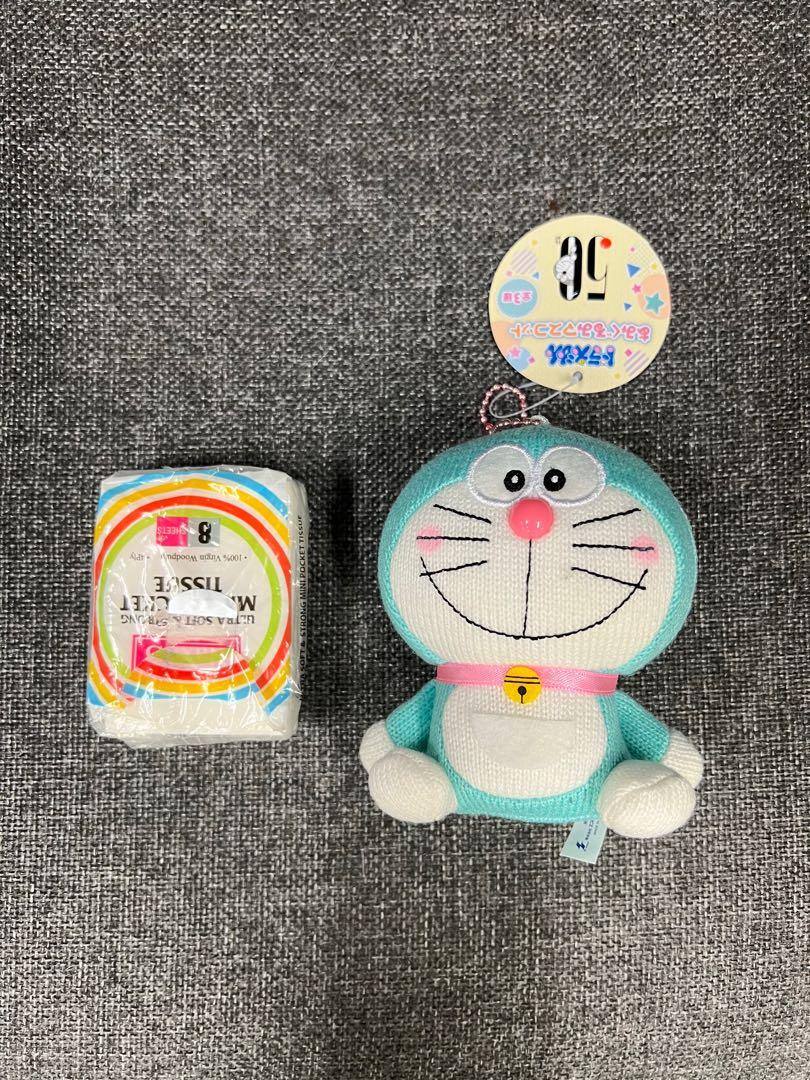 現貨全新正版 針織版 布版 多啦A夢叮噹公仔 Doraemon Knit Plush Doll Toy, 興趣及遊戲, 玩具 & 遊戲類 ...