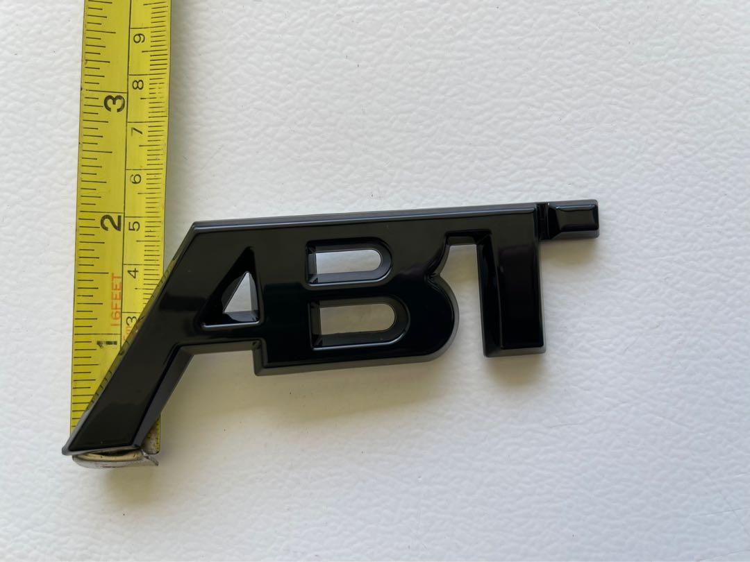 ABT Emblem (Big glossy and Small matte), Car Accessories, Accessories ...