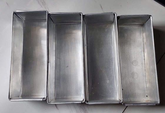 Aluminum loaf pan 8x3, Furniture & Home Living, Kitchenware & Tableware ...