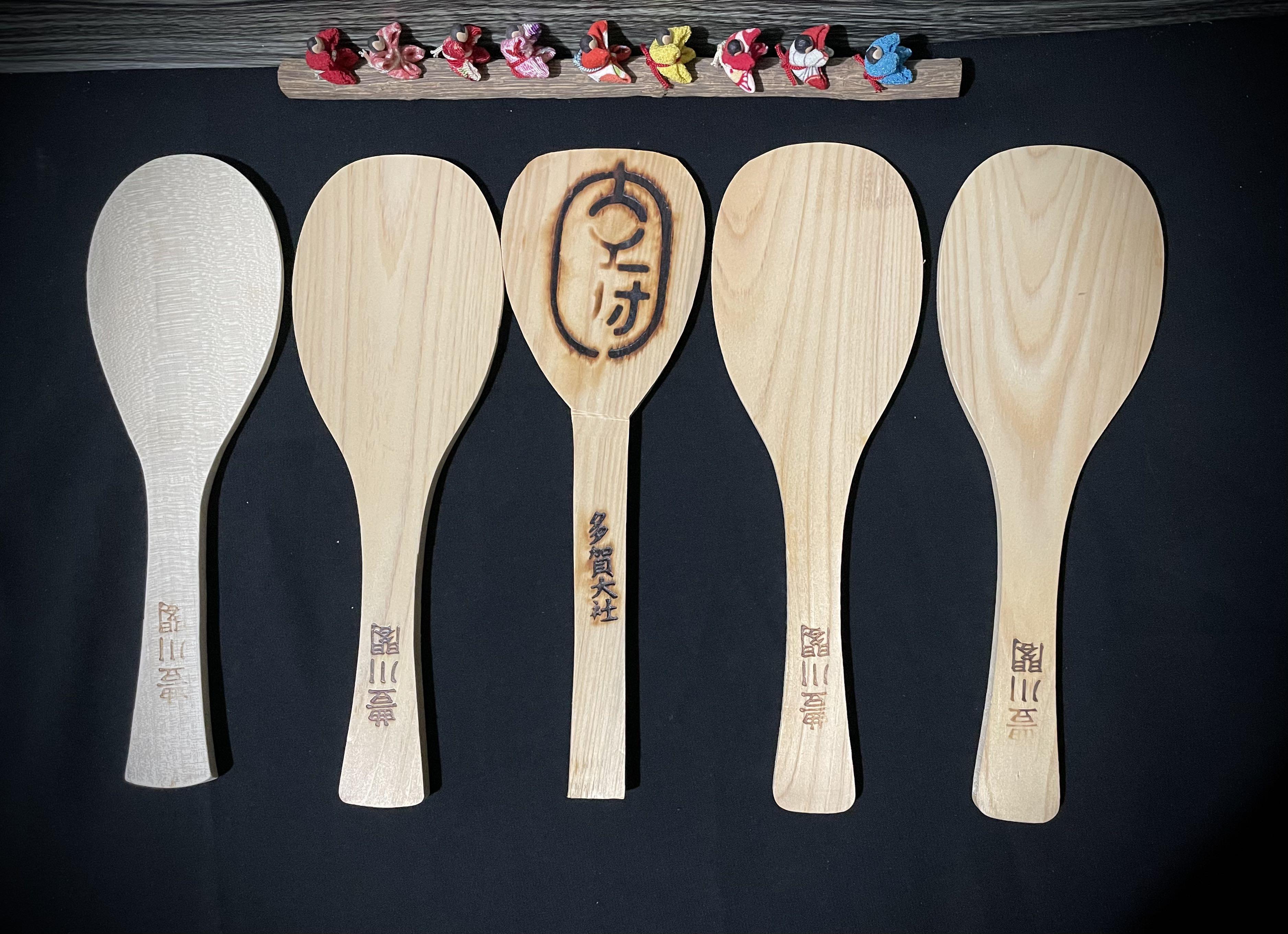 assorted wooden rice paddle, Furniture & Home Living, Kitchenware ...