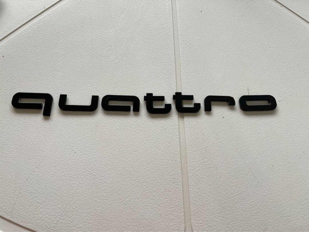 Audi Quattro emblem for front grille, Car Accessories, Accessories on ...