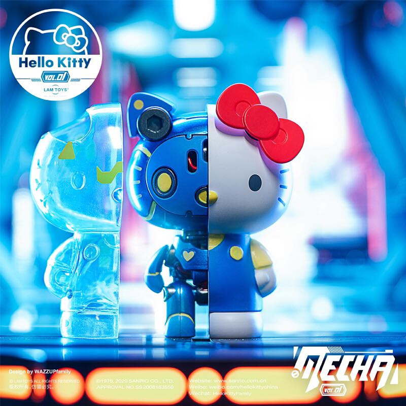 Authentic Hello Kitty Mecha from Blindbox, Hobbies & Toys, Toys & Games ...