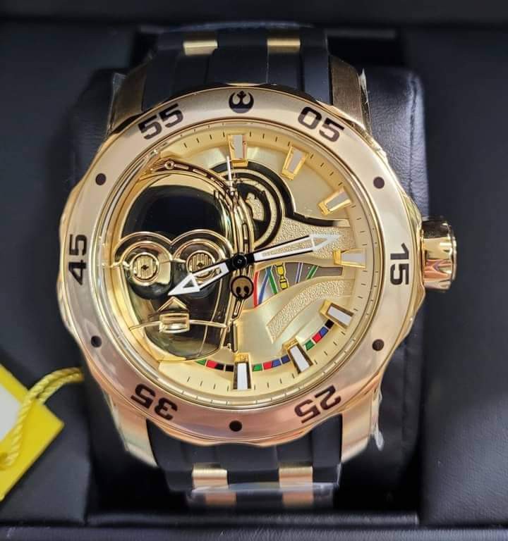 Authentic Invicta Star Wars C-3Po men 48mm, Men's Fashion, Watches ...