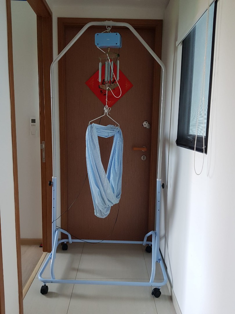 Auto spring cot /, Babies & Kids, Baby Nursery & Kids Furniture, Cots ...