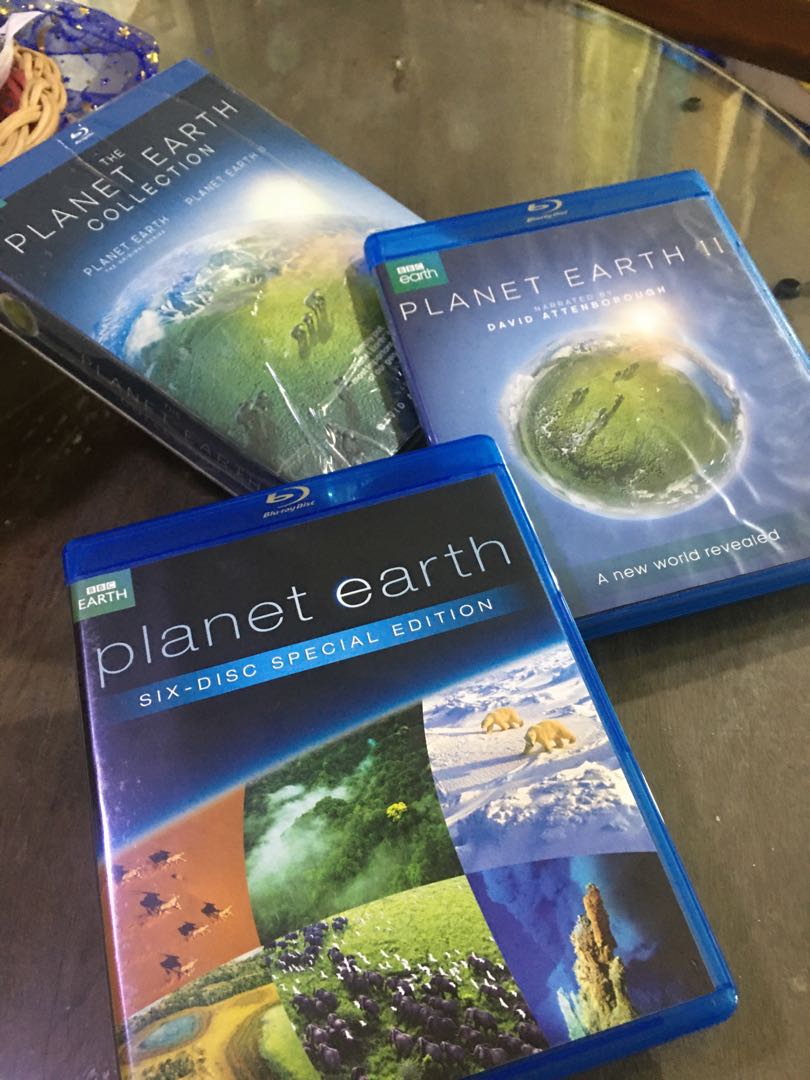 Blu ray BBC Planet Earth boxed set U.S Reg. A, Hobbies & Toys, Music ...