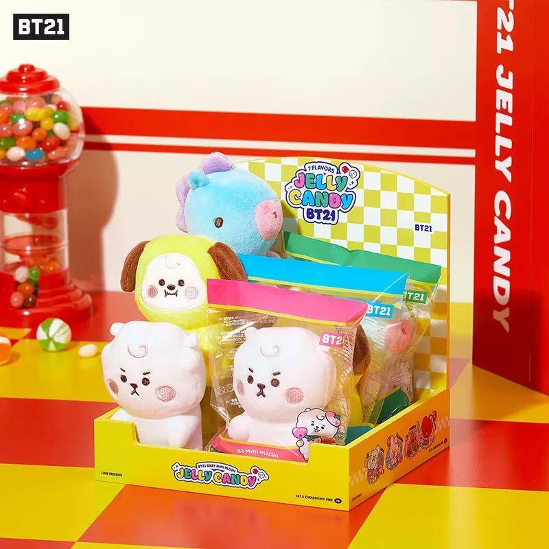 BT21 Jelly Baby Cooky Koya Squishy Soft Mochi Mini Plush, Hobbies ...