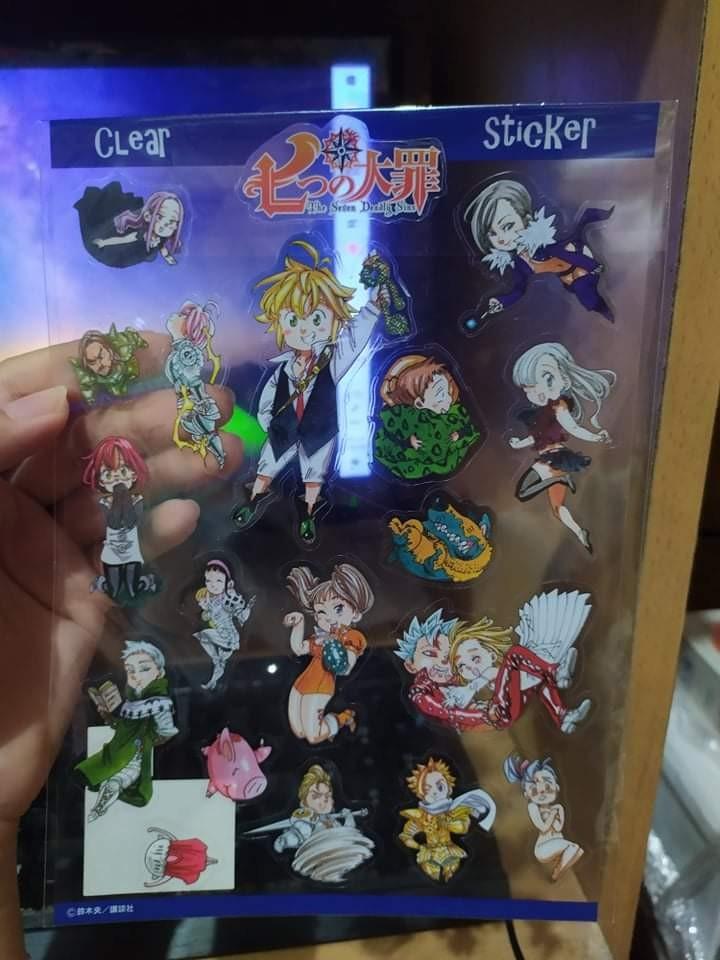 Cartoon and Anime Stickers Demon Slayer Kimetsu no Yaiba Seven Deadly ...