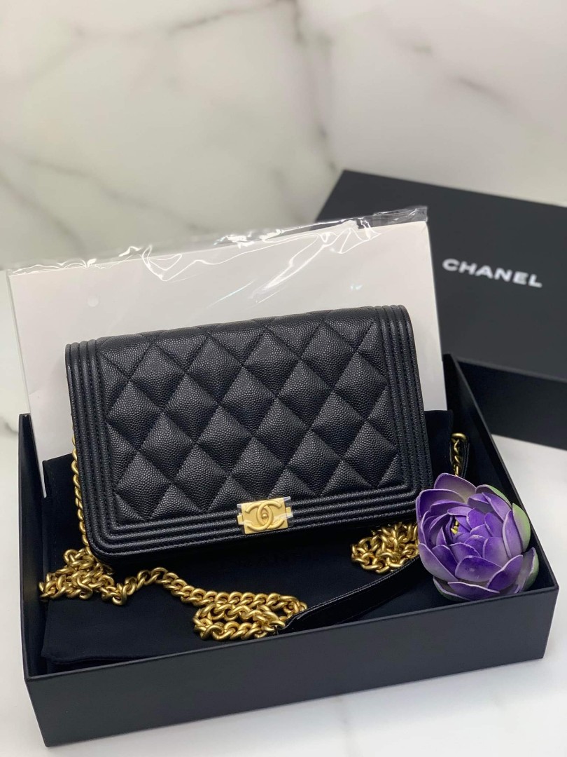 Chanel leboy Woc ghw BN micro, Luxury, Bags & Wallets on Carousell