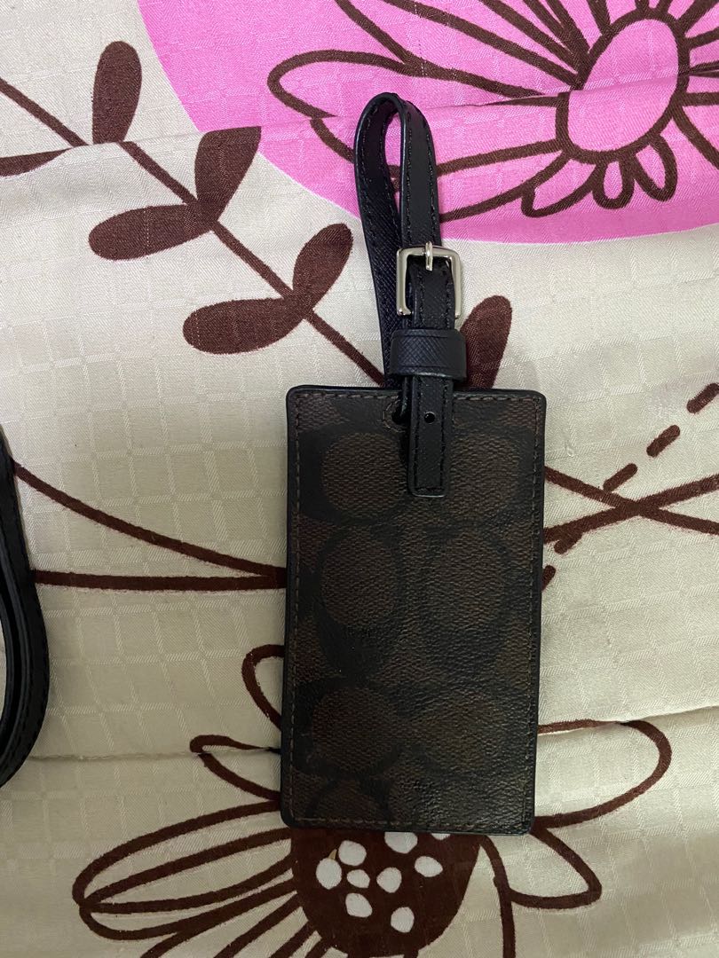 Coach Luggage Tag, Women's Fashion, Bags & Wallets, Wallets & Card ...
