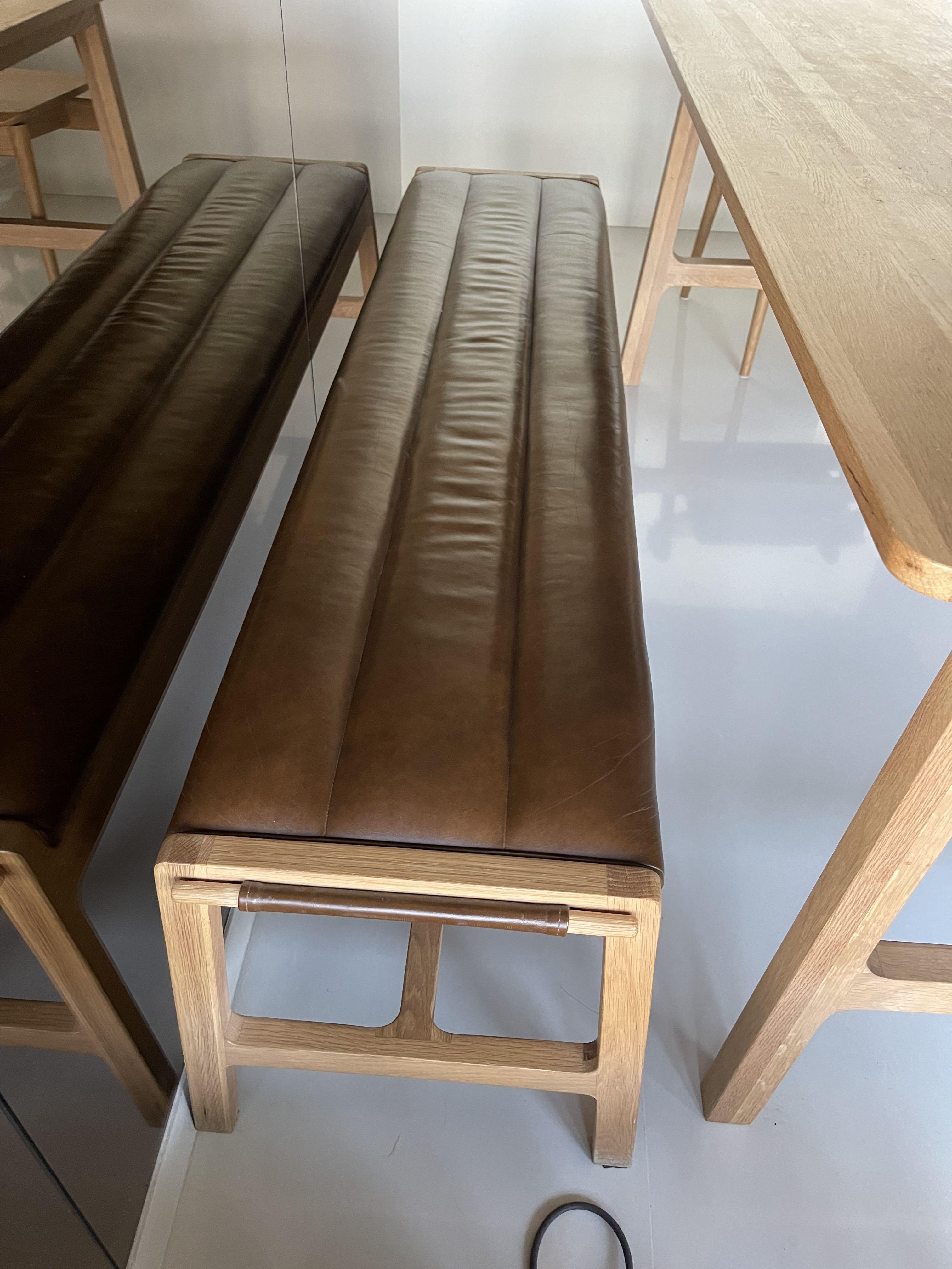 Commune extendable dining table and bench, Furniture & Home Living ...