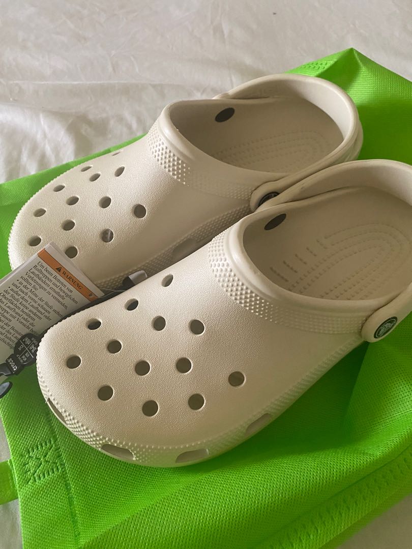 Crocs Classic Stucco Authentic, Women's Fashion, Footwear, Slippers and ...