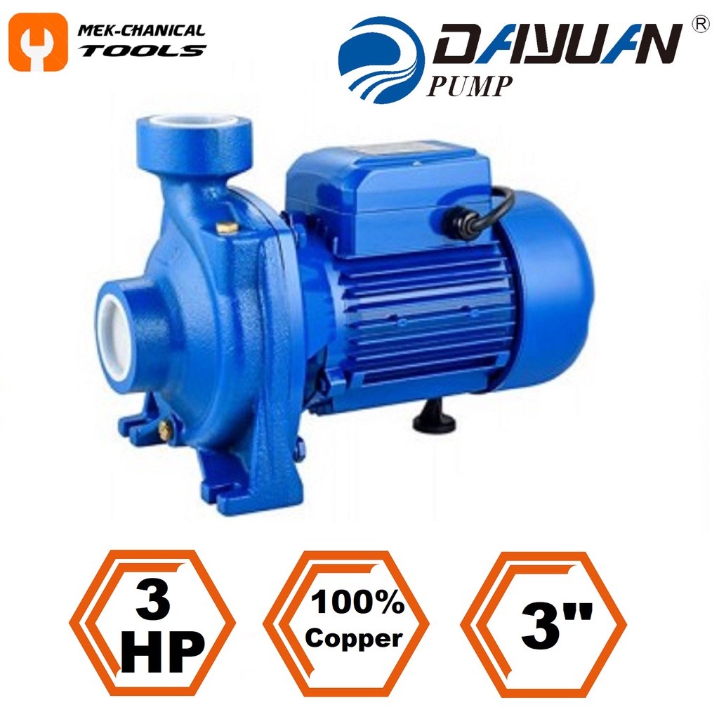 DAYUAN Centrifugal Water Pump 3HP 100 % Pure Copper (DHM6A), Commercial ...