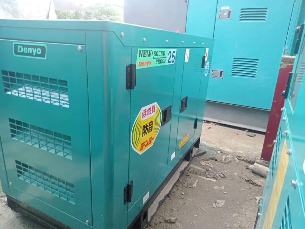 Denyo Diesel Generator 25kva Soundproof, Commercial & Industrial ...