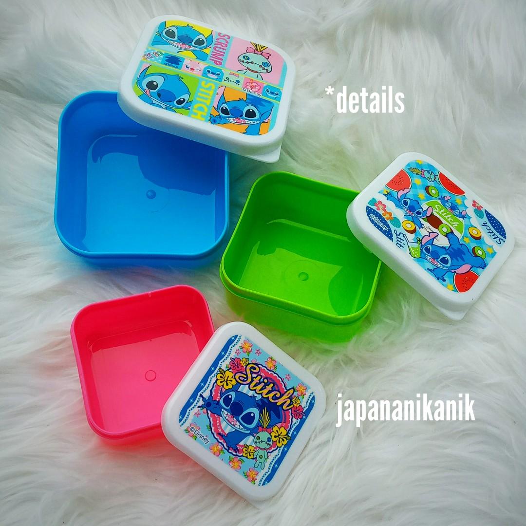 Disney Stitch Bento/Plastic Box, Hobbies & Toys, Toys & Games on Carousell