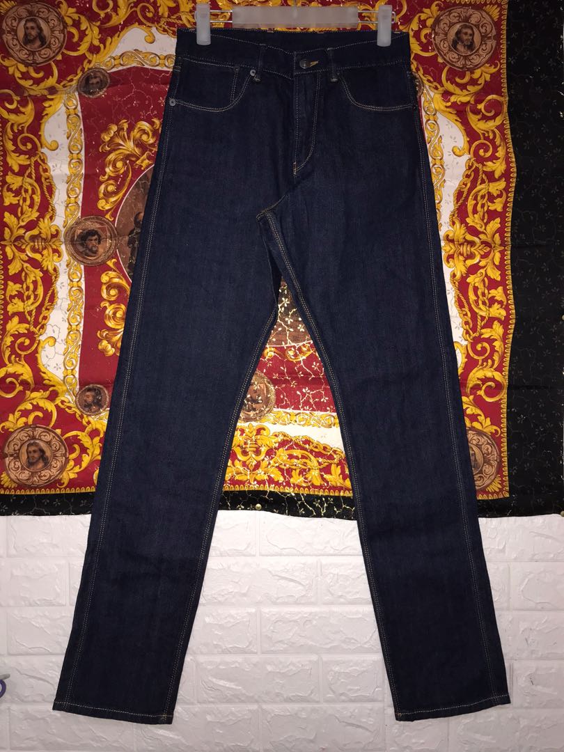 DUNHILL slim selvedge pants, Men's Fashion, Bottoms, Jeans on Carousell