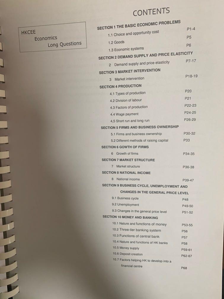 Economics HKCEE pastpaper MC+LongQ, 興趣及遊戲, 書本 & 文具, 教科書 - Carousell