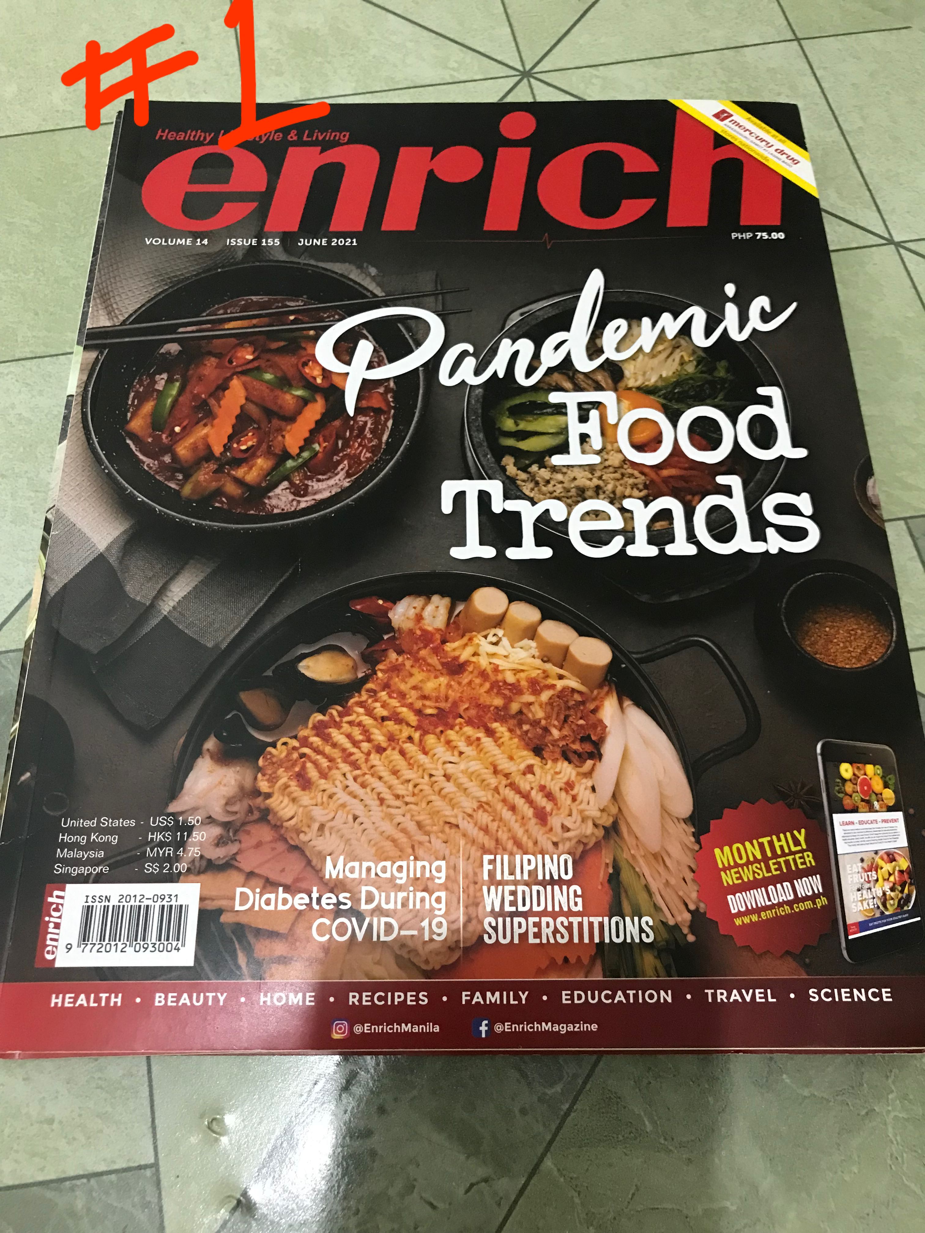 Enrich magazine, Hobbies & Toys, Books & Magazines, Magazines on Carousell