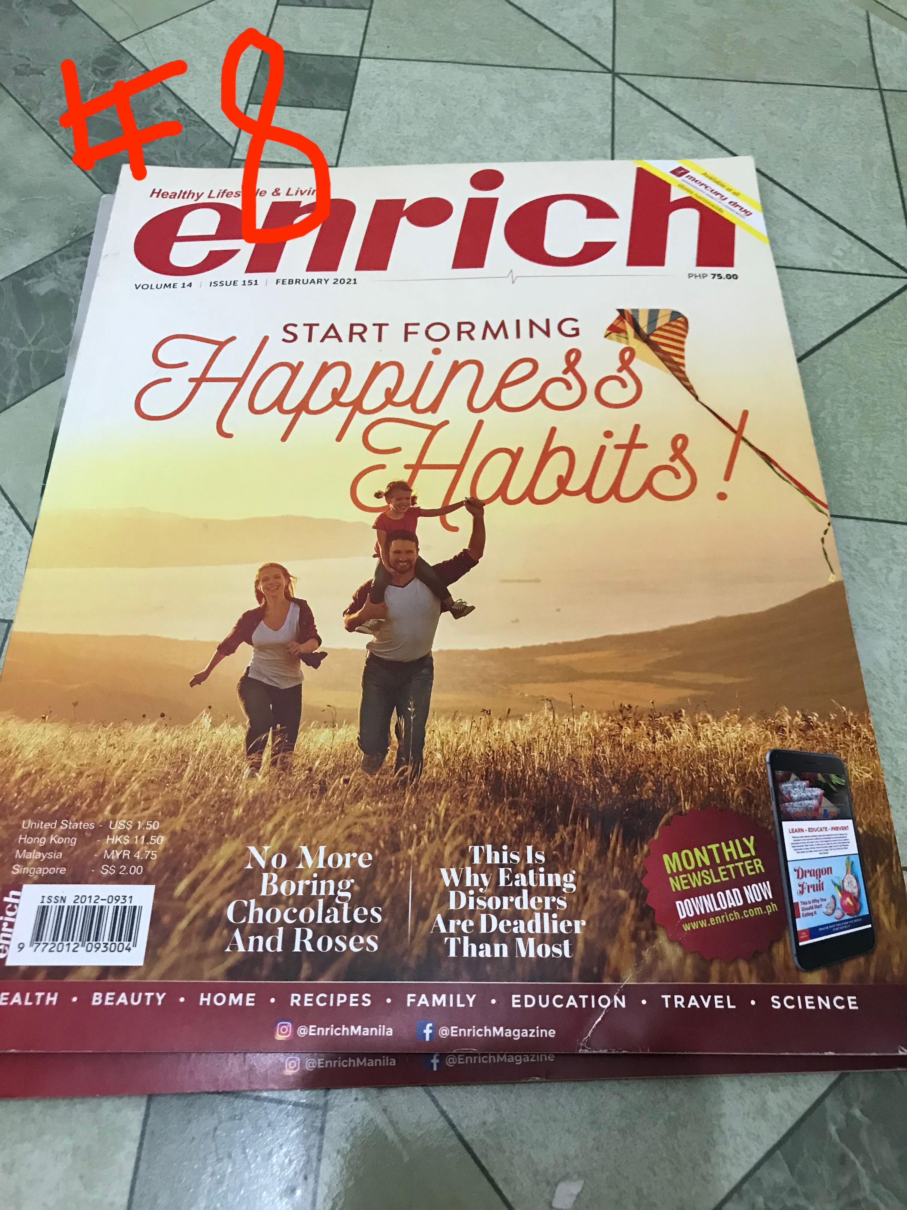 Enrich magazine, Hobbies & Toys, Books & Magazines, Magazines on Carousell
