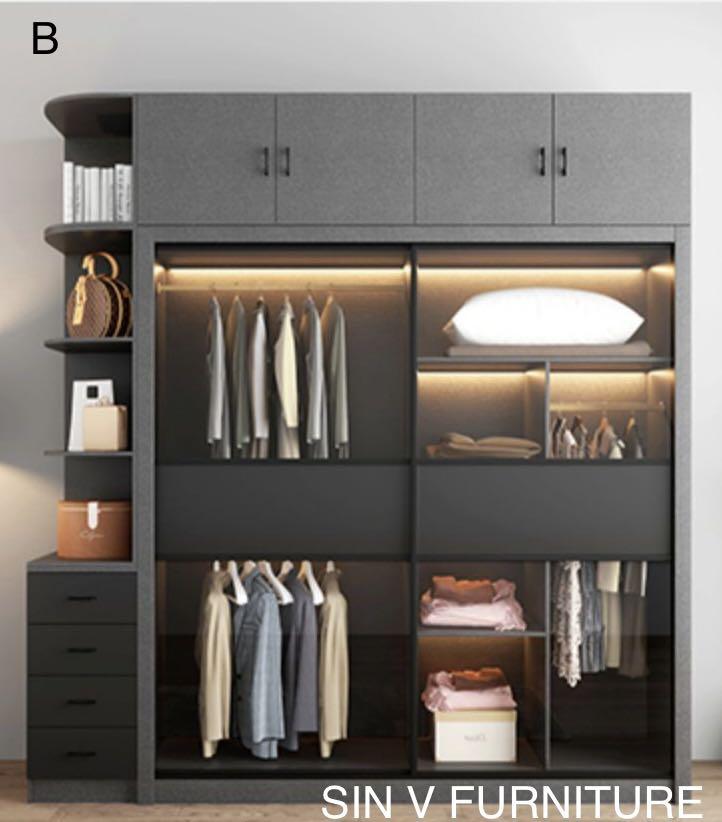 European style wardrobe, Furniture & Home Living, Furniture, Shelves ...