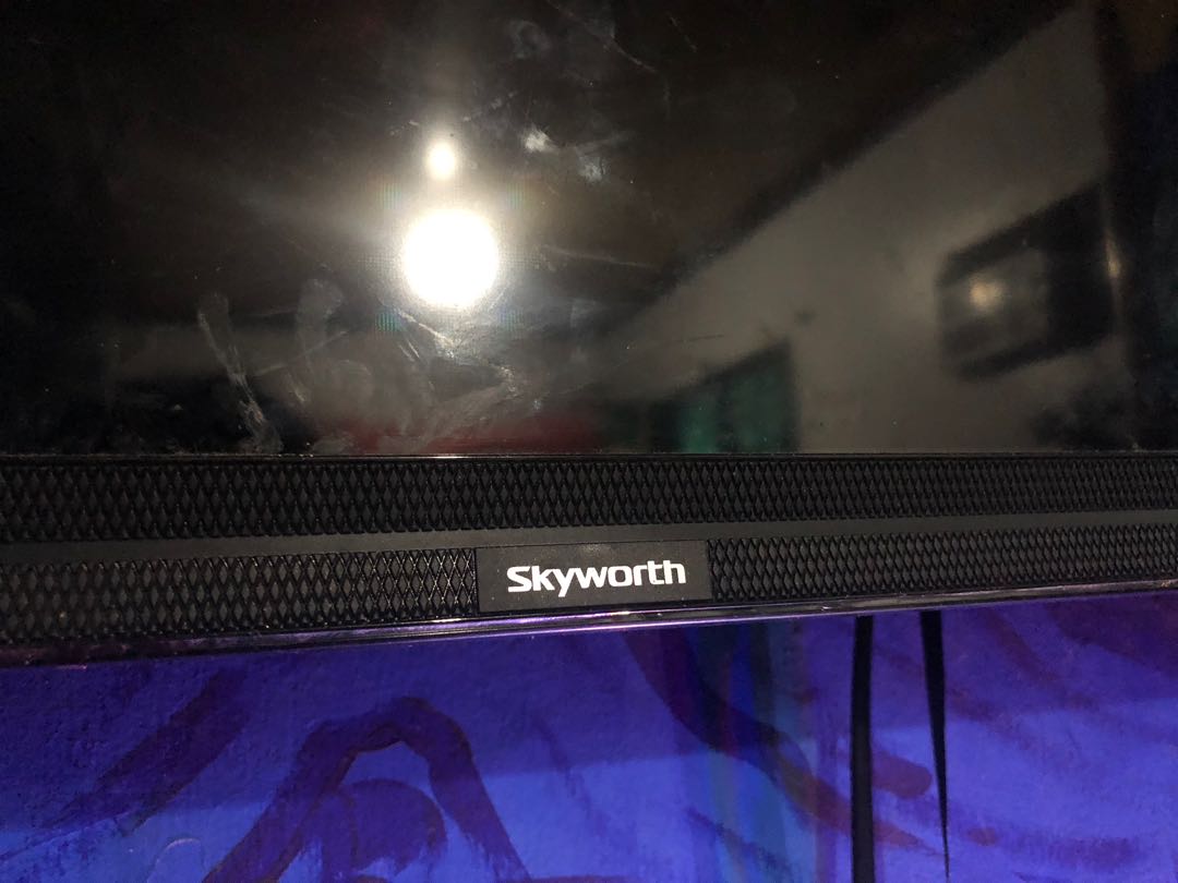 FREE wall mount 55inch Skyworth Smart TV (complete w/ user manual ...