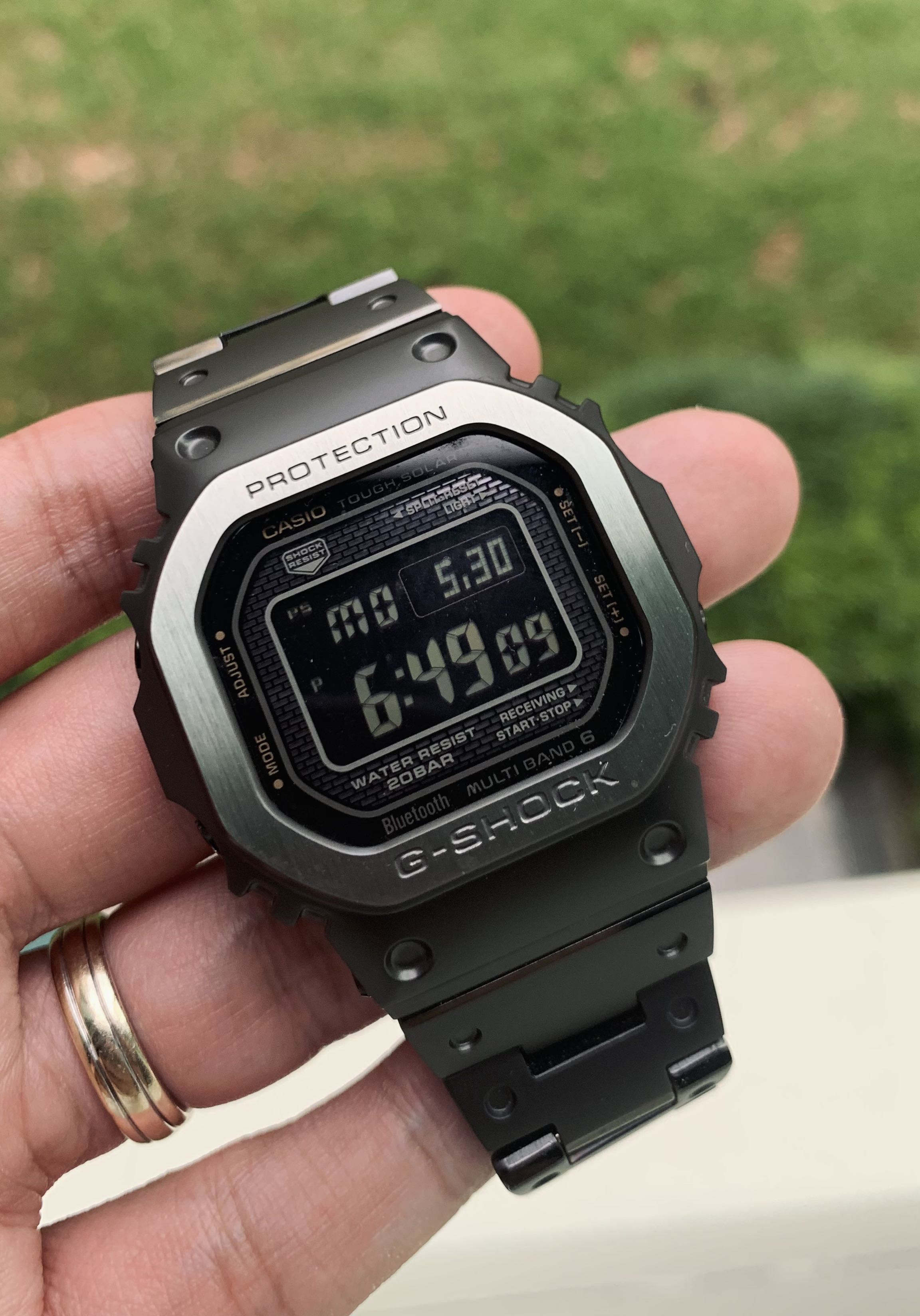Limited edition G Shock B5000 B5000MB matt black, Men's Fashion ...