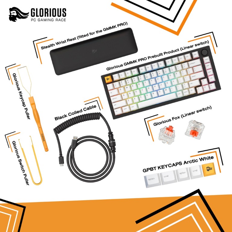 Glorious GMMK Pro Keyboard (Pre-built), Computers & Tech, Parts & Accessories, Computer Keyboard ...