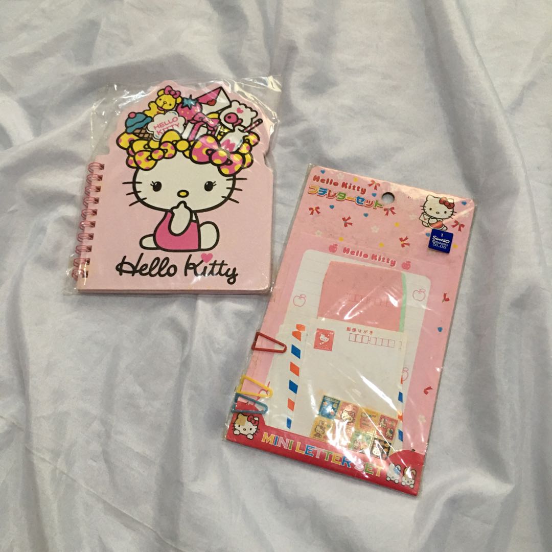 Hello Kitty Notebook & Stationary Bundle, Hobbies & Toys, Stationary ...