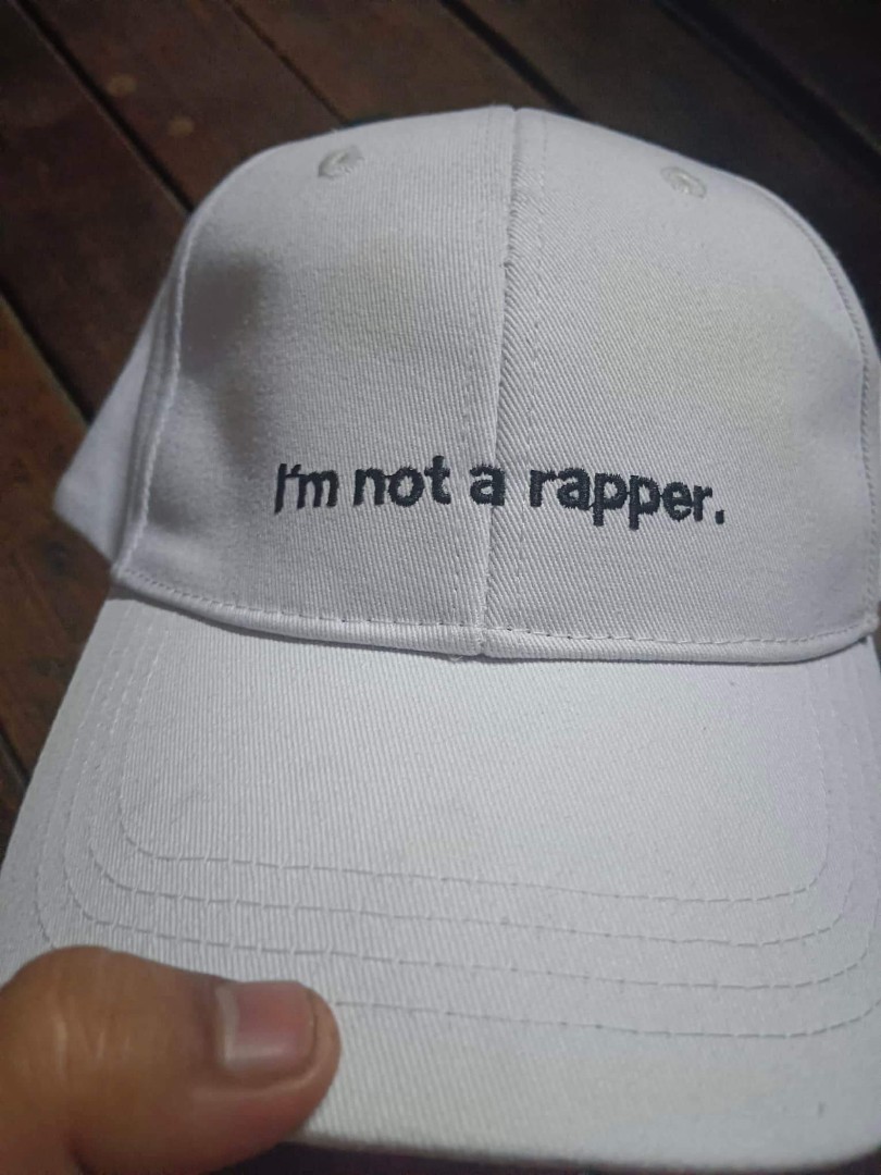 I'm not a rapper, Men's Fashion, Watches & Accessories, Caps & Hats on ...