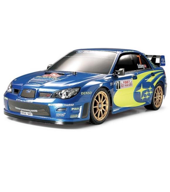 New Incoming - Tamiya Subaru Impreza WRX Monte Carlo WRC 2007 Body Shell Set - rare brand new 1/ ...