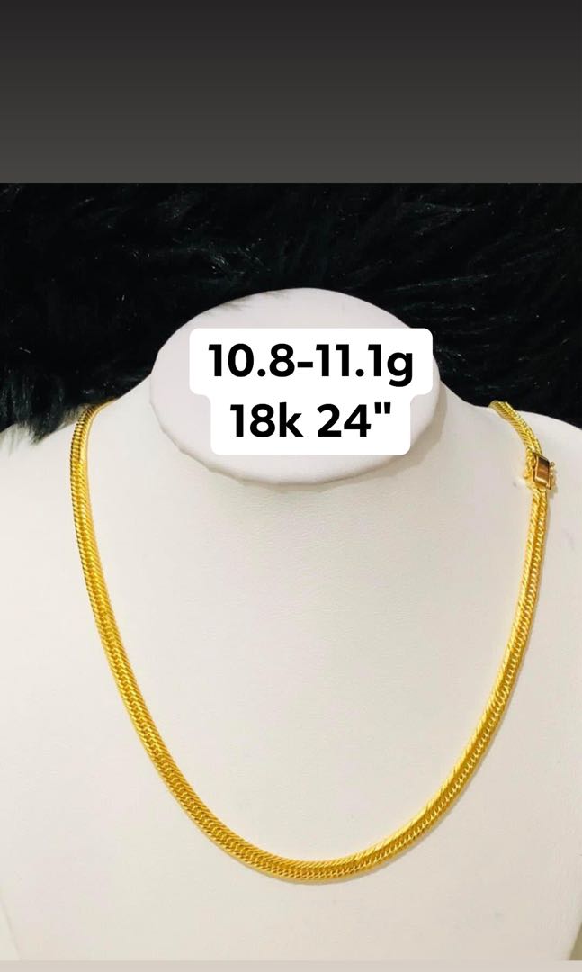 Japan style triple lock 18k saudi gold, Women's Fashion, Jewelry ...