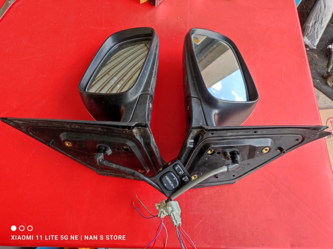 JDM side mirror Passo boon autoflip siap suis untuk myvi lama, Auto ...