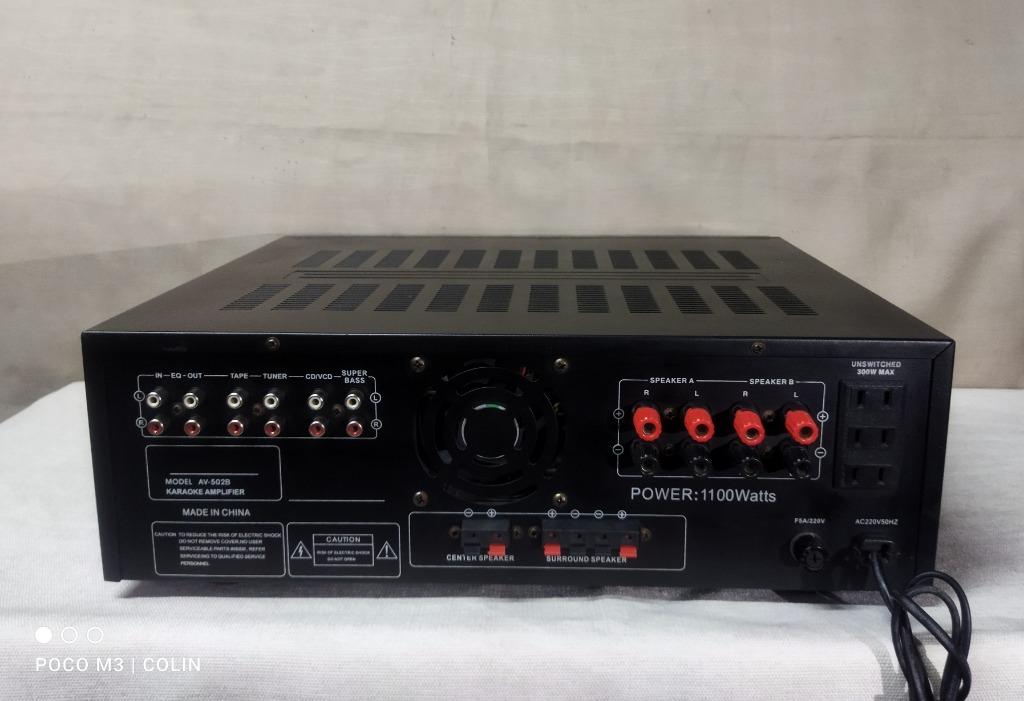 Konzert 502 amplifier (550 watts x 2), Audio, Soundbars, Speakers ...