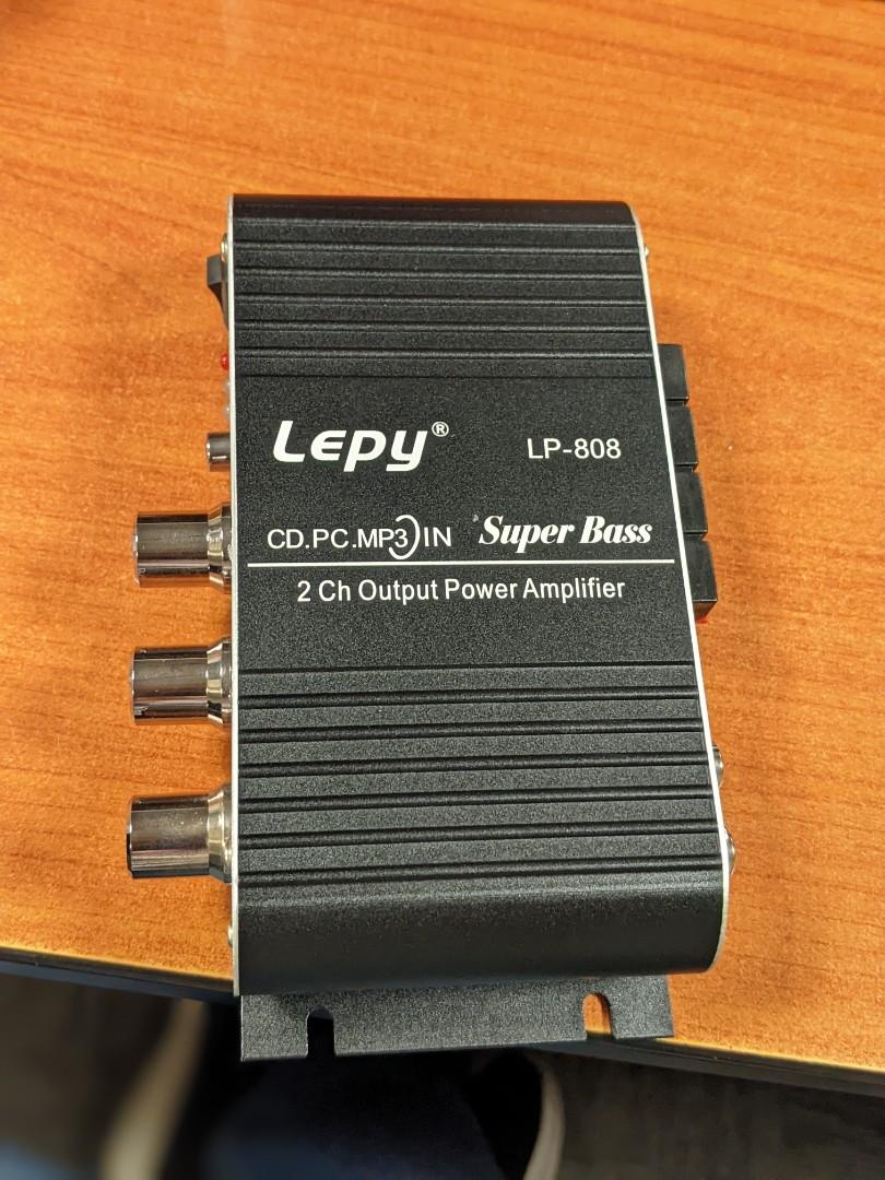 Lepy LP-808 Super Bass Digital Amplifier Stereo Audio Power For Mobile ...