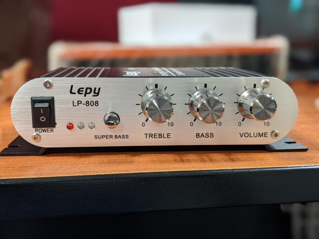 Lepy LP-808 Super Bass Digital Amplifier Stereo Audio Power For Mobile ...