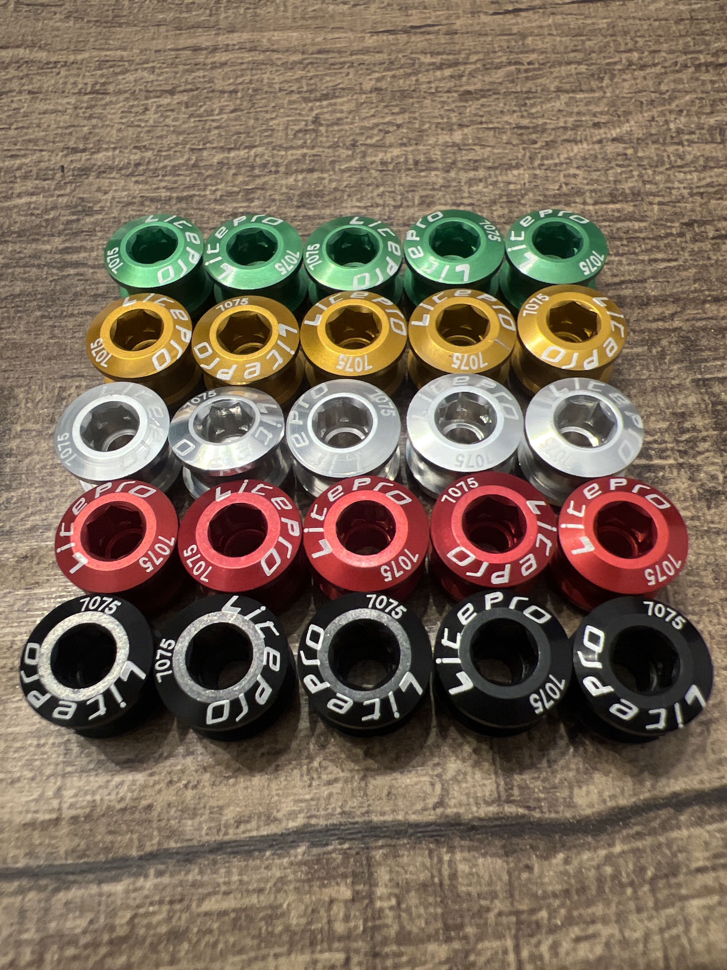 Litepro chainring bolts - assorted colours, Sports Equipment, Bicycles ...