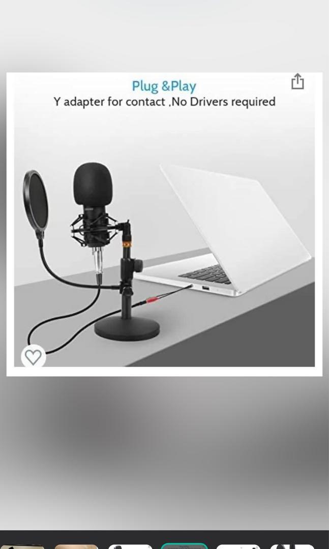 Manli Professional Studio Condenser Microphone, Audio, Microphones on ...