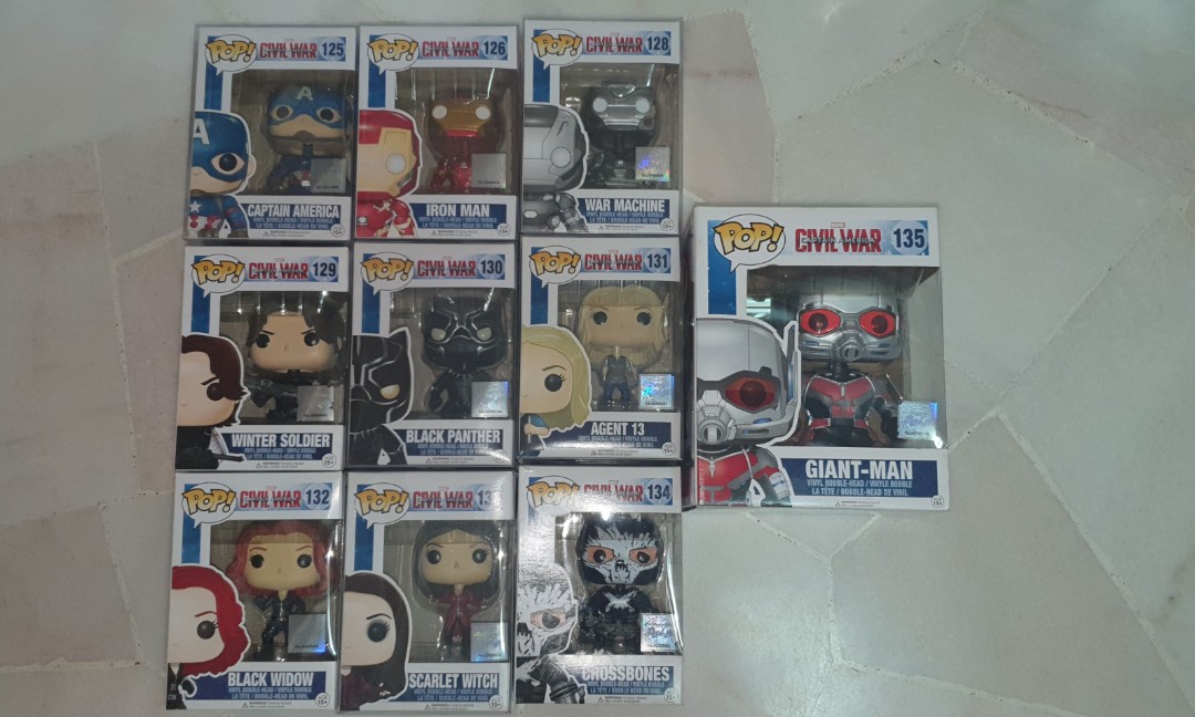 Marvel Funko Pops, Hobbies & Toys, Toys & Games on Carousell