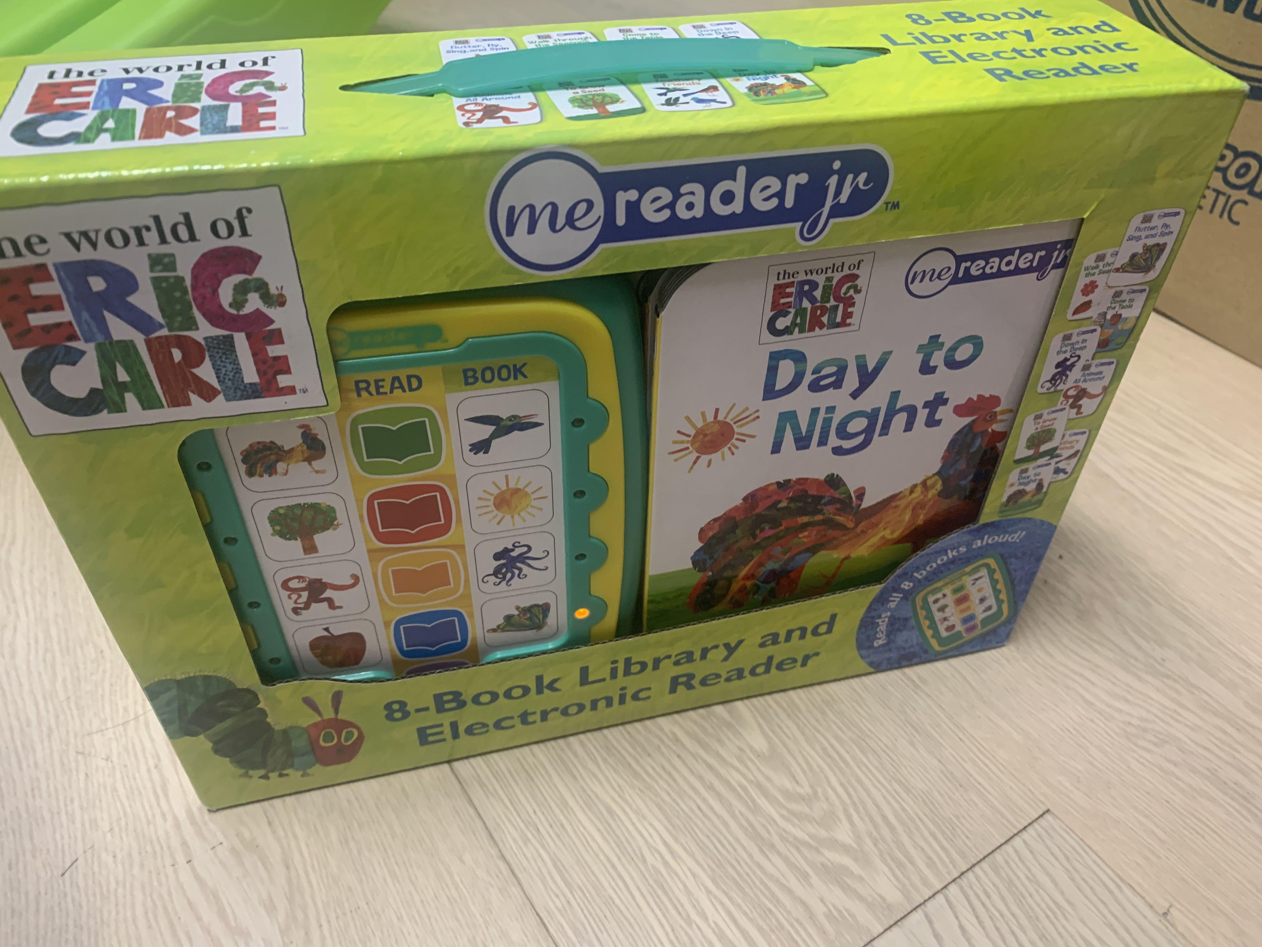 無盒MeReader Junior the world of Eric Carle 8 書 + 真人發聲故事機, 兒童＆孕婦用品, 嬰兒玩具 ...